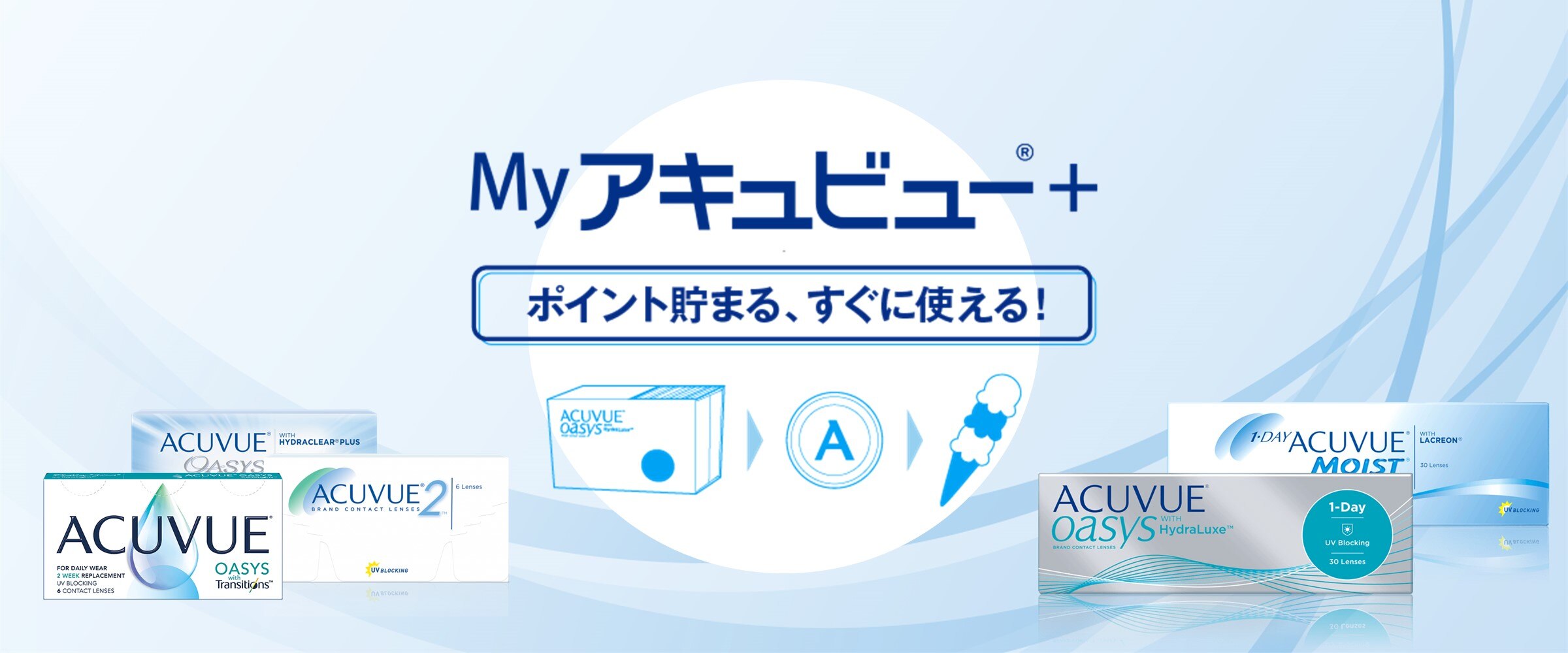 メガネ、コンタクトレンズ、補聴器のメガネハット
