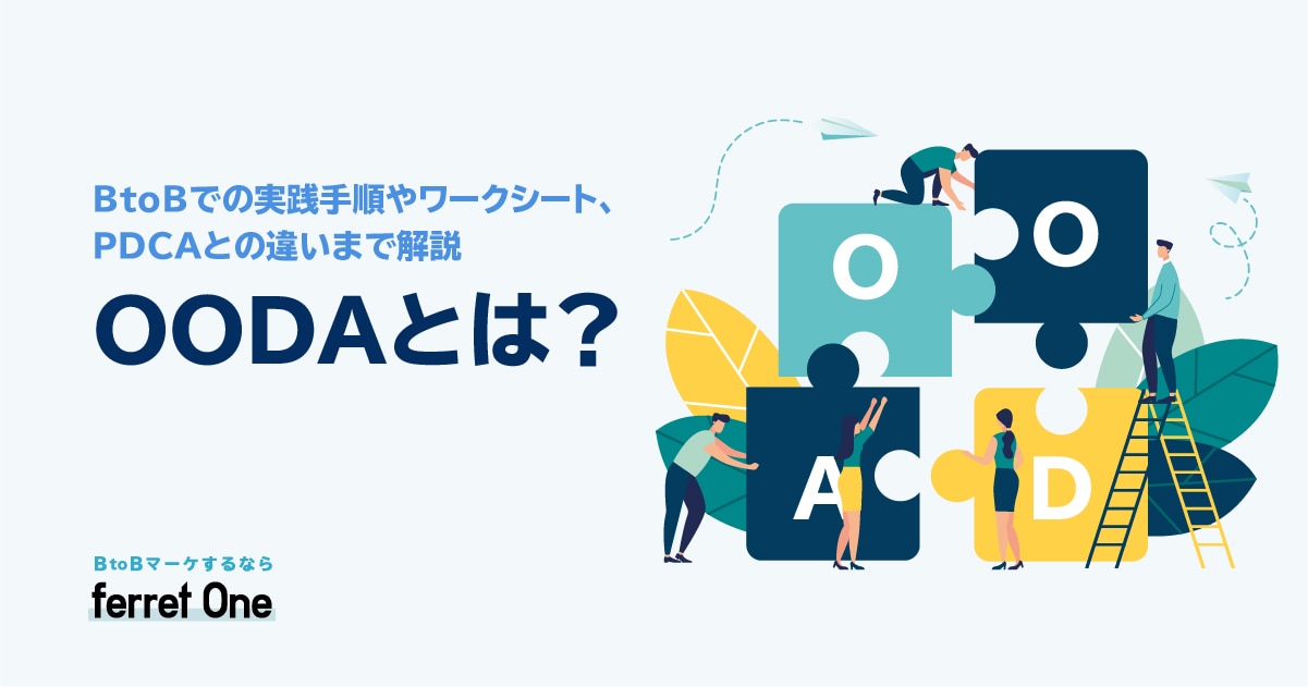 OODAとは？BtoBでの実践手順やワークシート、PDCAとの違いまで解説 | Webマーケティングツール『ferret One』