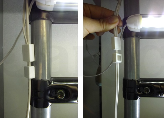 Nico Light(ニコライト)|株式会社ジャロック|製品情報|マグネット式led照明。組立パイプにワンタッチ取付