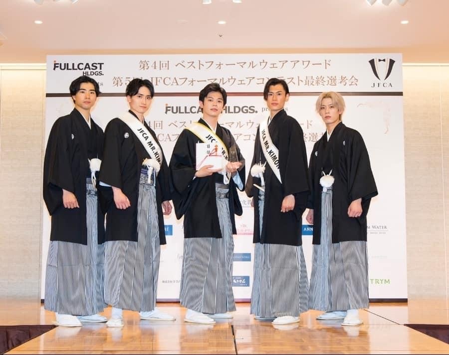 第6回jfcaフォーマルウェアコンテストを開催!ミス・イブニングドレス、ミスター・タキシード、ミス・きもの美女、ミスター・きもの