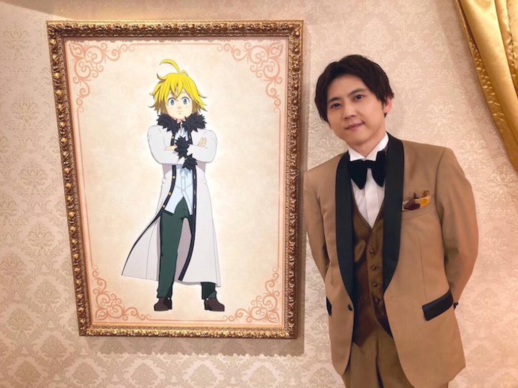 Netflix「七つの大罪」でメリオダスの声優を務めた梶裕貴さんがロッソネロのタキシードをご着用! 南青山オーダータキシード専門店ロッソ