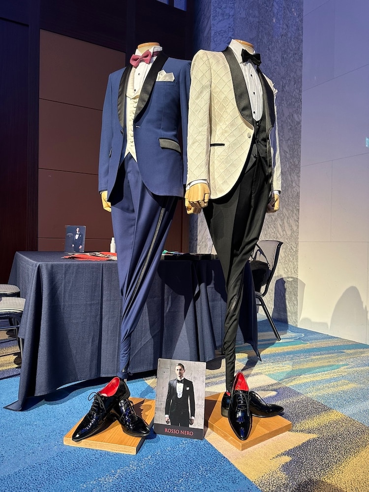 ザ・プリンス パークタワー東京のウェディングフェアで、ロッソネロのタキシードを展示♪ 南青山オーダータキシード専門店ロッソネロ|オーダー