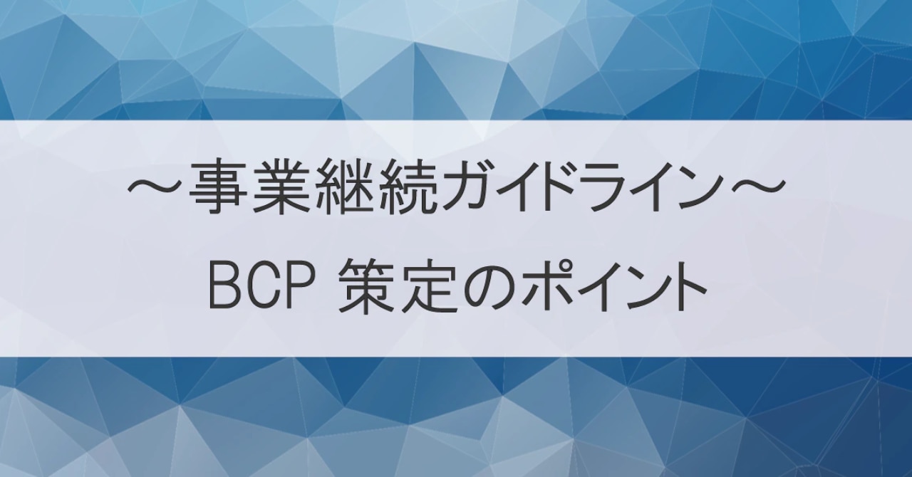内閣府の事業継続ガイドラインをうまく活用したBCP（事業継続計画）策定のポイントを徹底解説！（2023年3月 改訂！） | 株式会社レスキューナウ