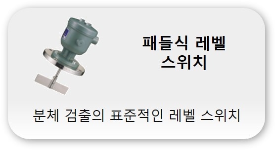 레벨계 레벨 스위치분체