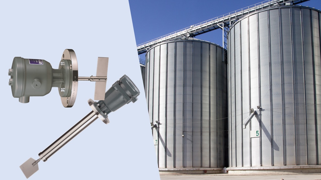 Rotary Paddle Level Switch | Rotating paddle level sensor for solids