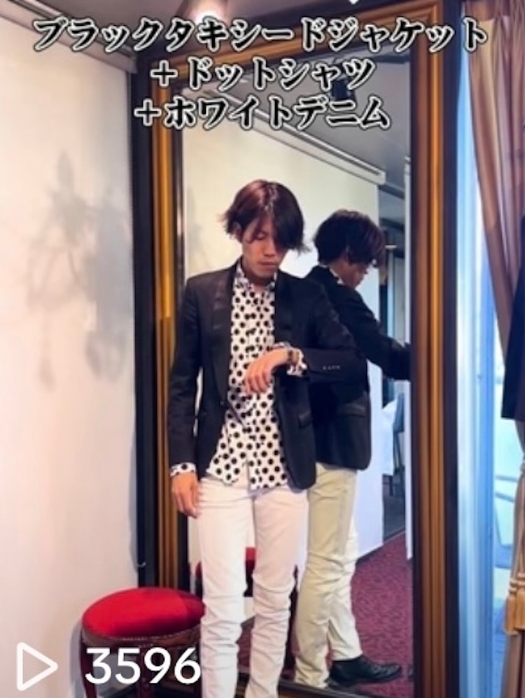 ロッソネロのtiktok「秋の大人styleはいかがですか?」をup! 南青山オーダータキシード専門店ロッソネロ|オーダー・レンタル