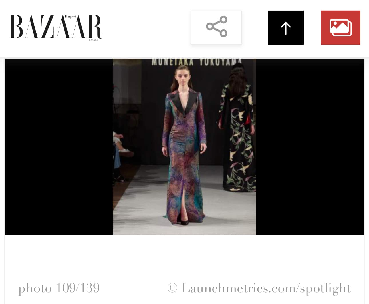 世界有数のファッション誌「harpers Bazaar France」に【munetaka Yokoyama】が掲載! 南青山オーダー