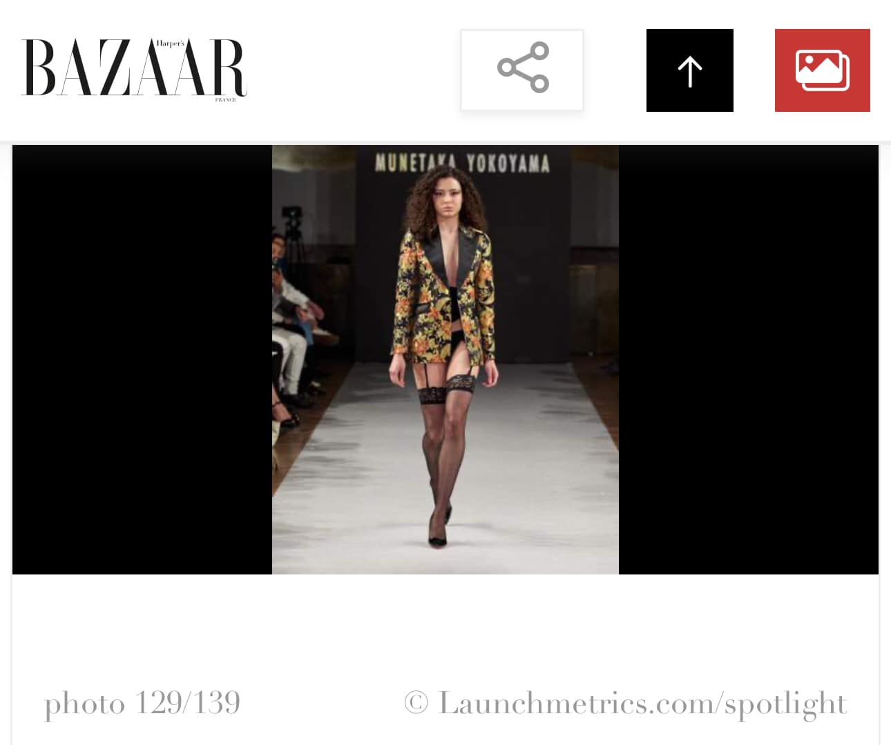 世界有数のファッション誌「harpers Bazaar France」に【munetaka Yokoyama】が掲載! 南青山オーダー