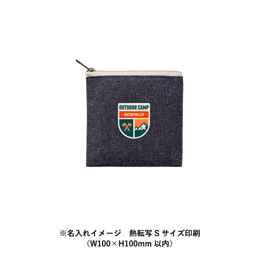 シャンブリックキャンバスフラットポーチ（SS）（TR-1193）