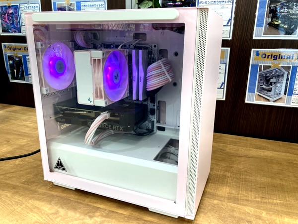 Pc組立代行 ピンクで統一されたパソコン ドスパラ徳島住吉店 パソコン修理365