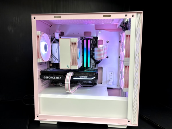 Pc組立代行 パステルピンクで統一したかわいさ溢れるpc ドスパラ大阪・なんば店 パソコン修理365
