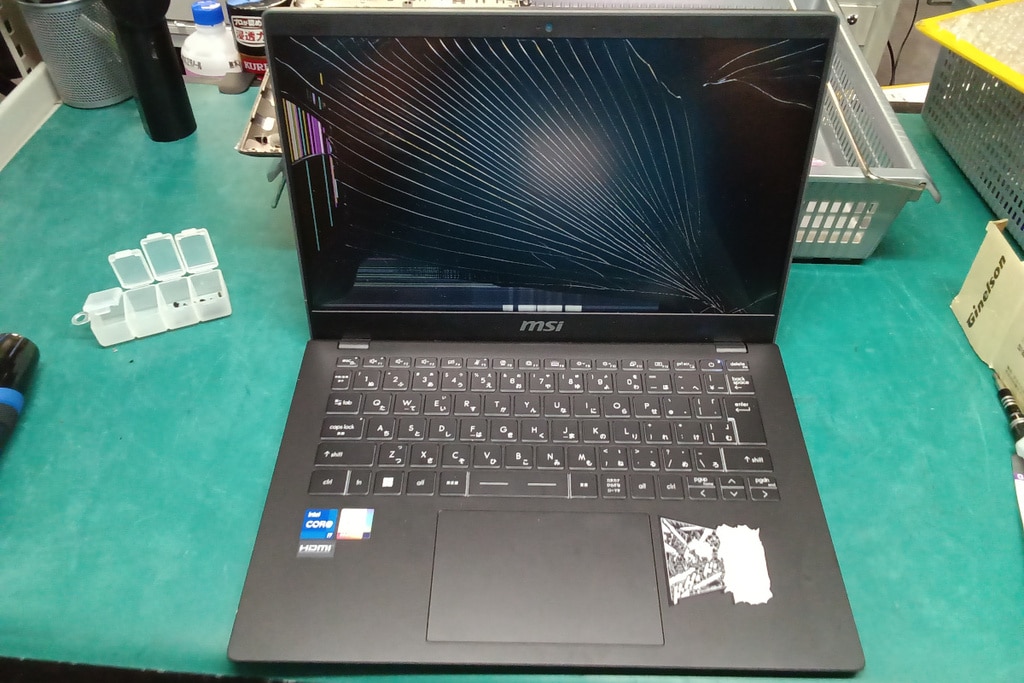 Msiノートパソコン液晶パネル交換で画面が復活!【修理事例】 パソコン修理スマホサポート専門店|デジタルドック