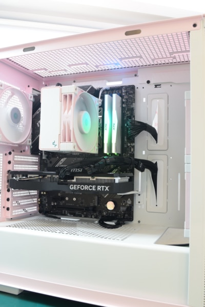 Pc組立代行 パステルピンクで統一した、コスパ重視の高性能pc ドスパラ横浜駅前店 パソコン修理365